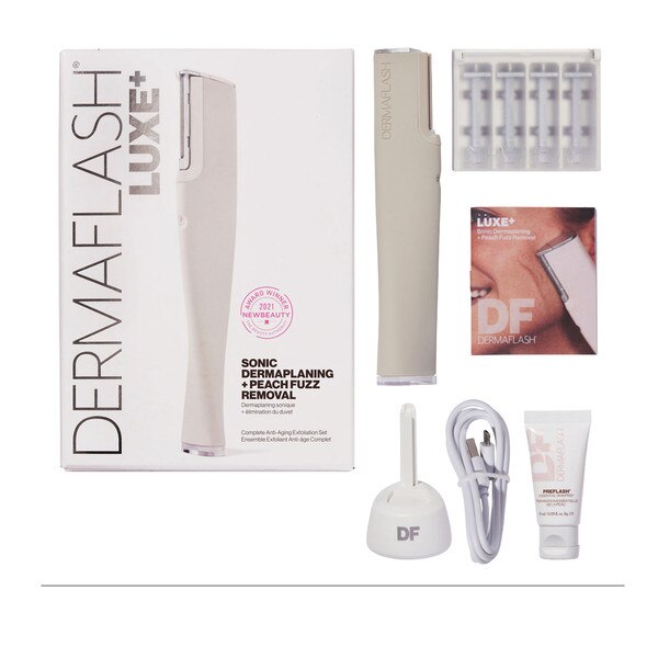 HYDRAFACIAL | DERMAFLASH Luxe + Anti Aging Facial Exfoliating Device